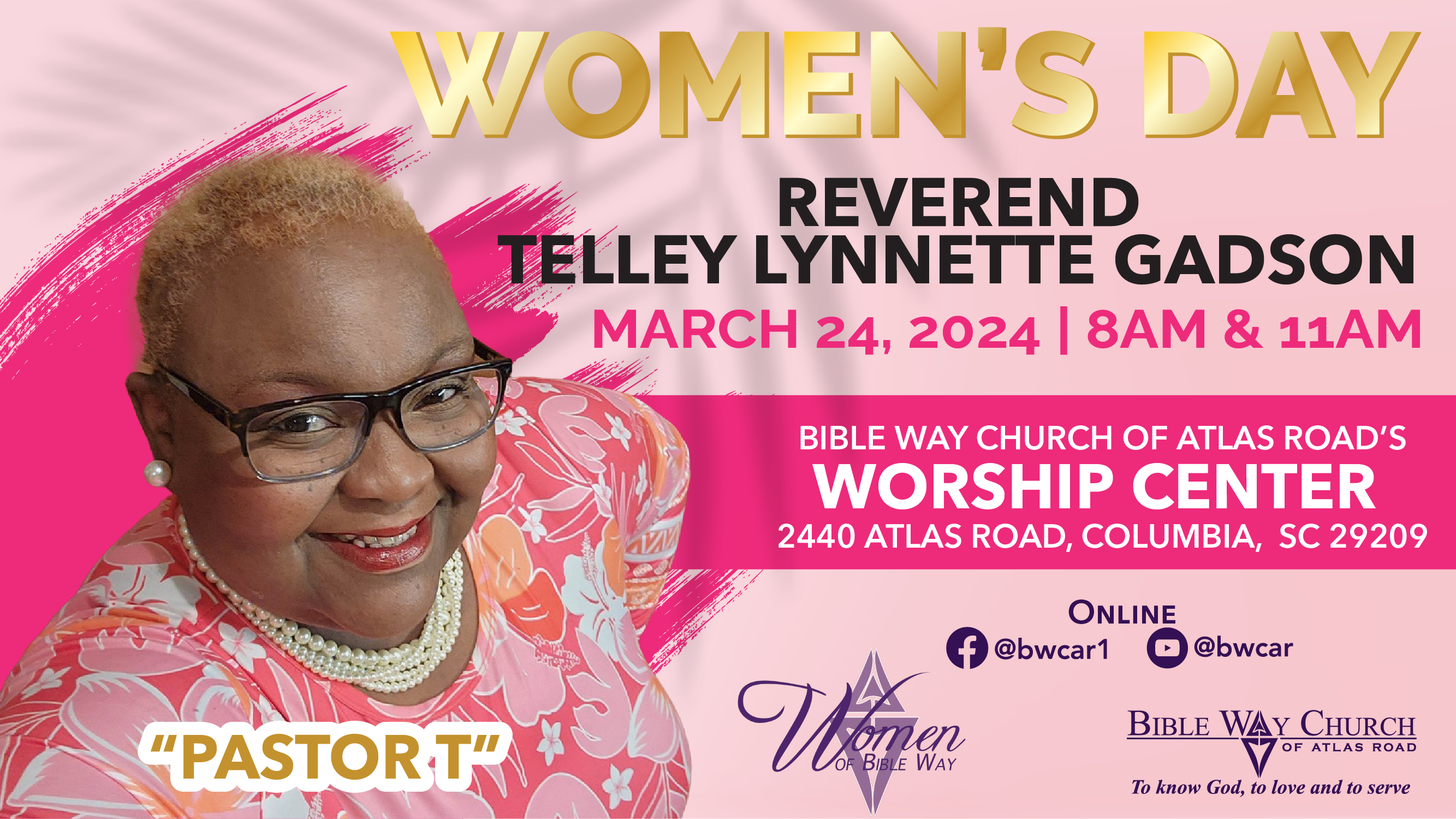 Women’s Day Service | 8AM & 11AM | Bible Way Church of Atlas Road