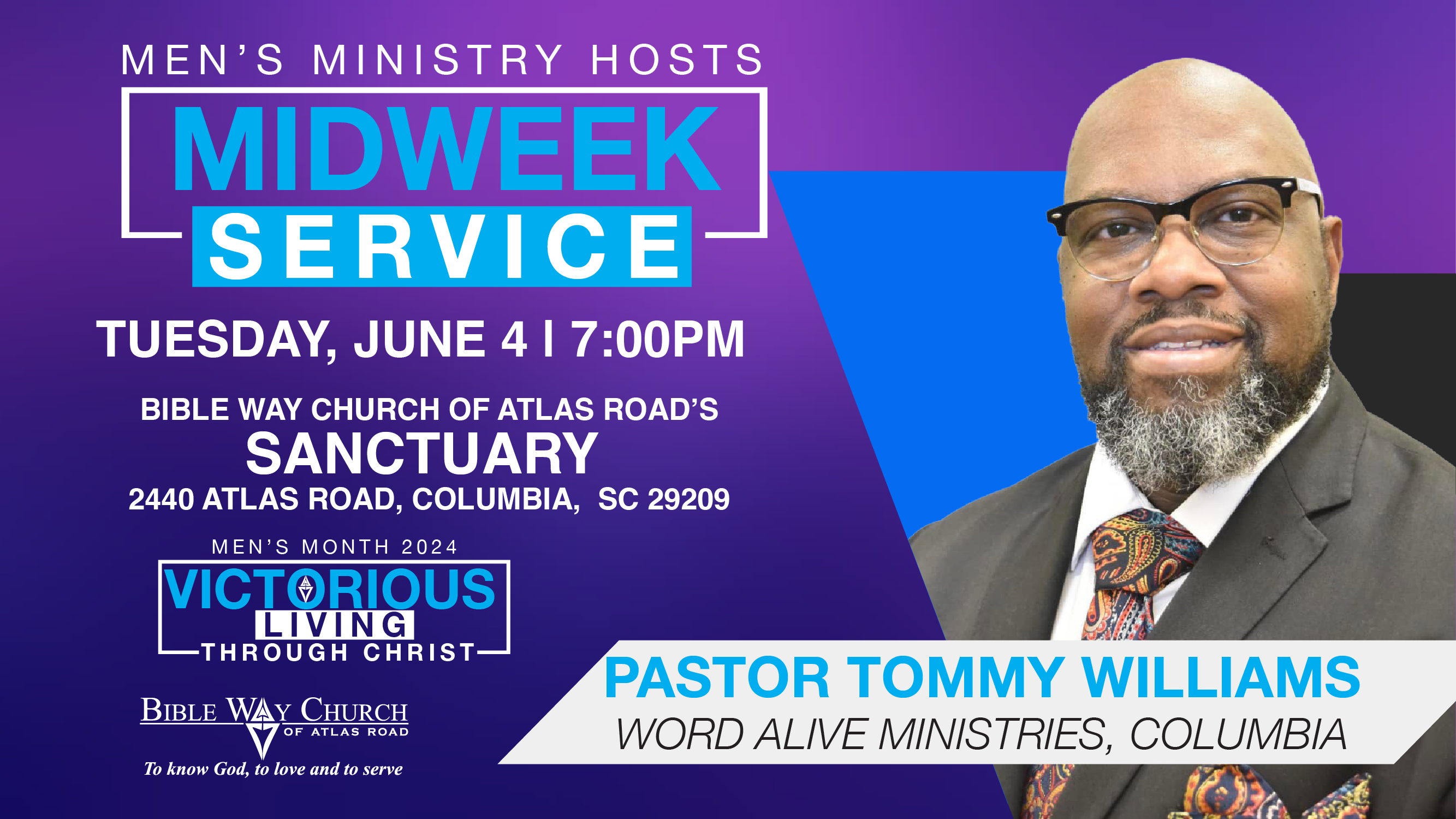 Men’s Ministry Hosts Midweek Services with Pastor Tommy Williams ...