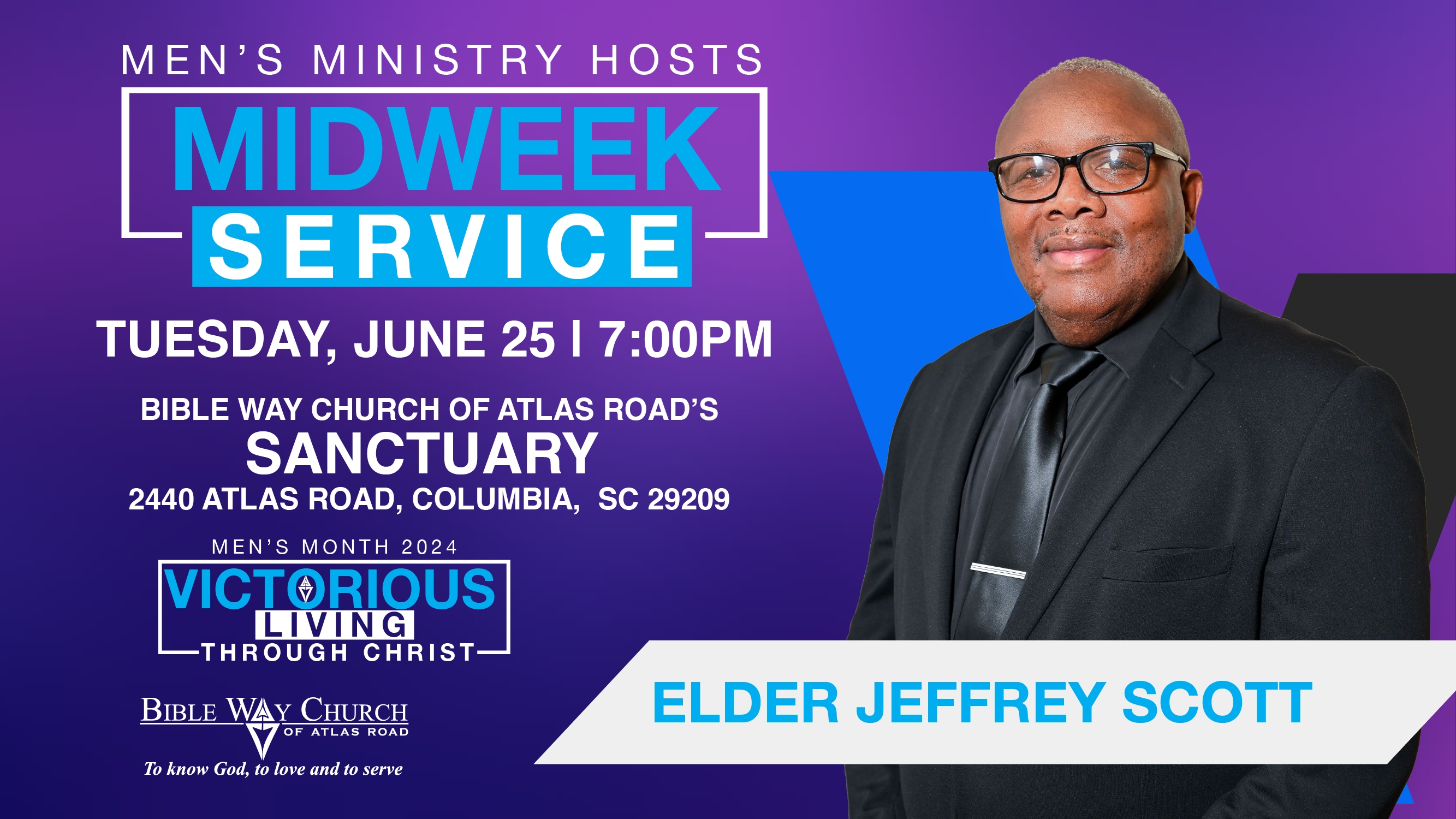 Men’s Ministry Hosts Midweek Services with Elder Jeffrey Scott | Bible ...