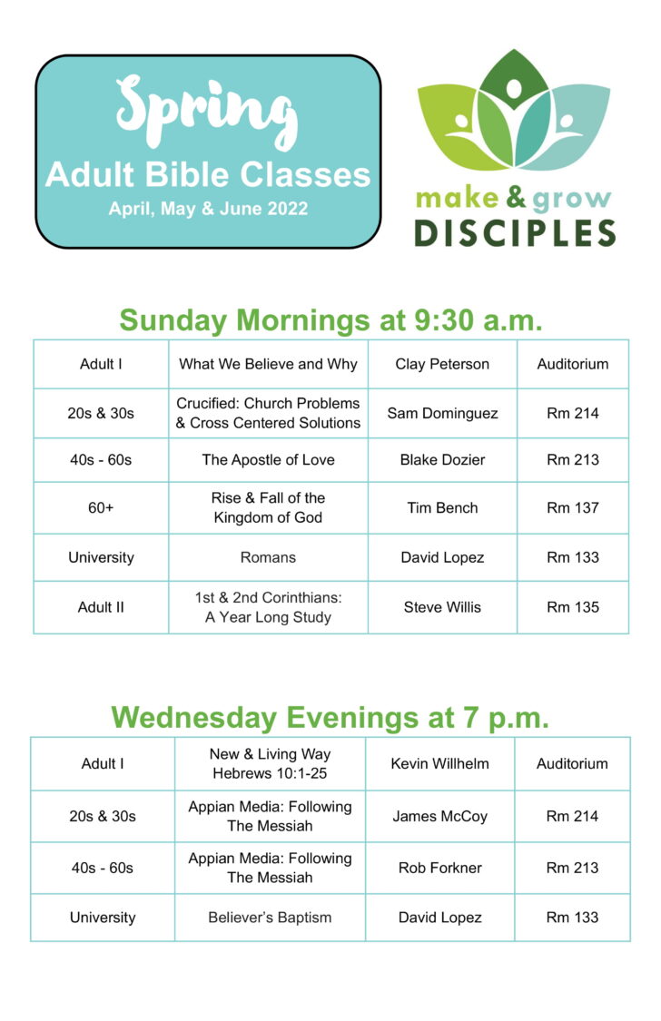 Bible Classes | Oldham Lane Church of Christ