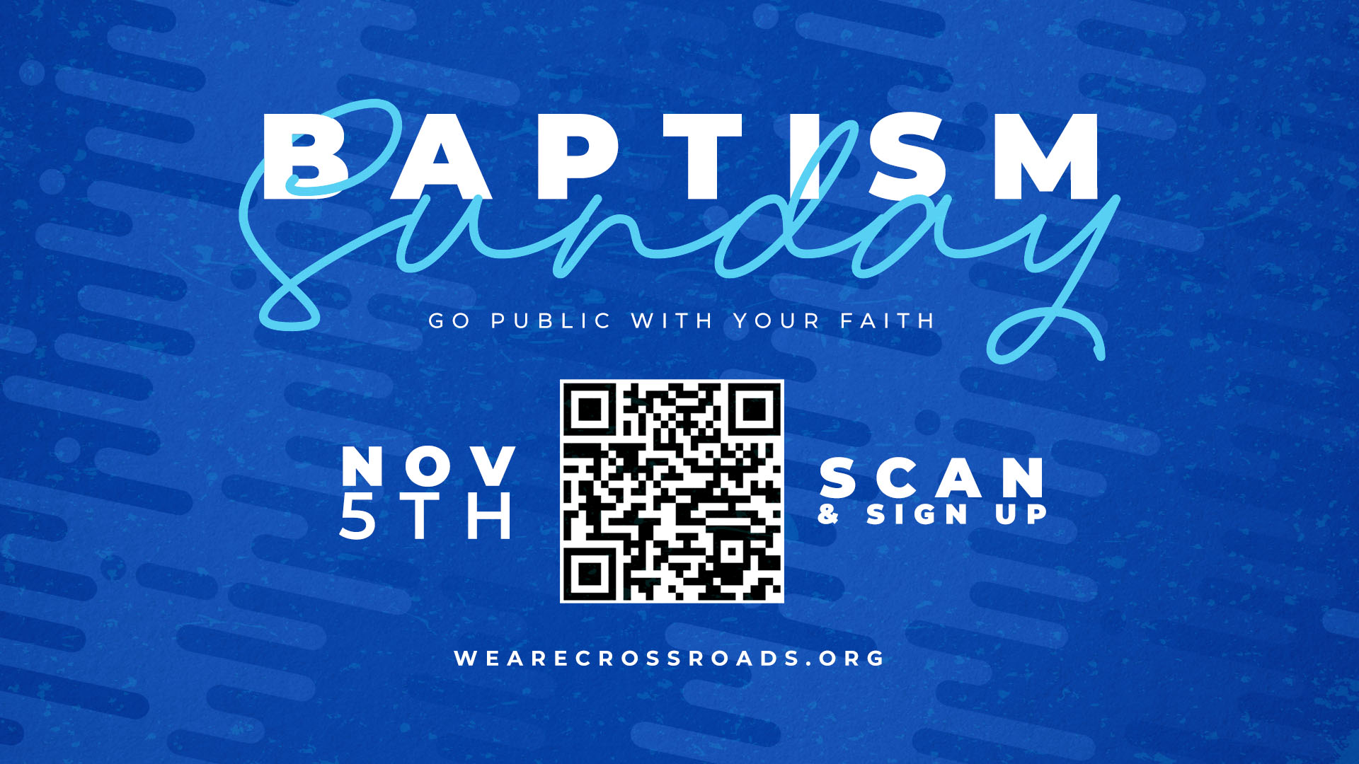 Baptism | Crossroads Community Church