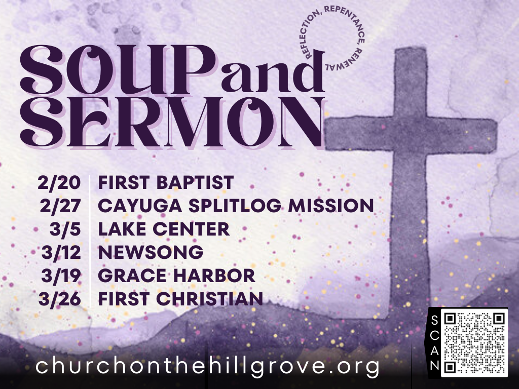 Soup & Sermon 2024 | Church on the Hill Grove
