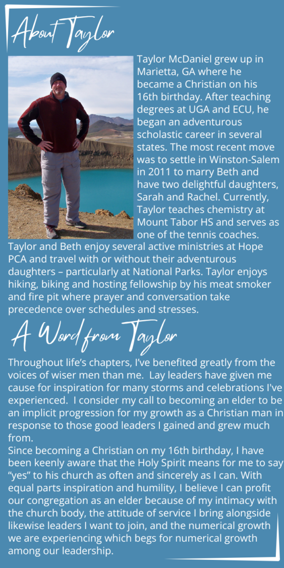 Looking Up – Meet Our Candidates | Hope Church Winston Salem