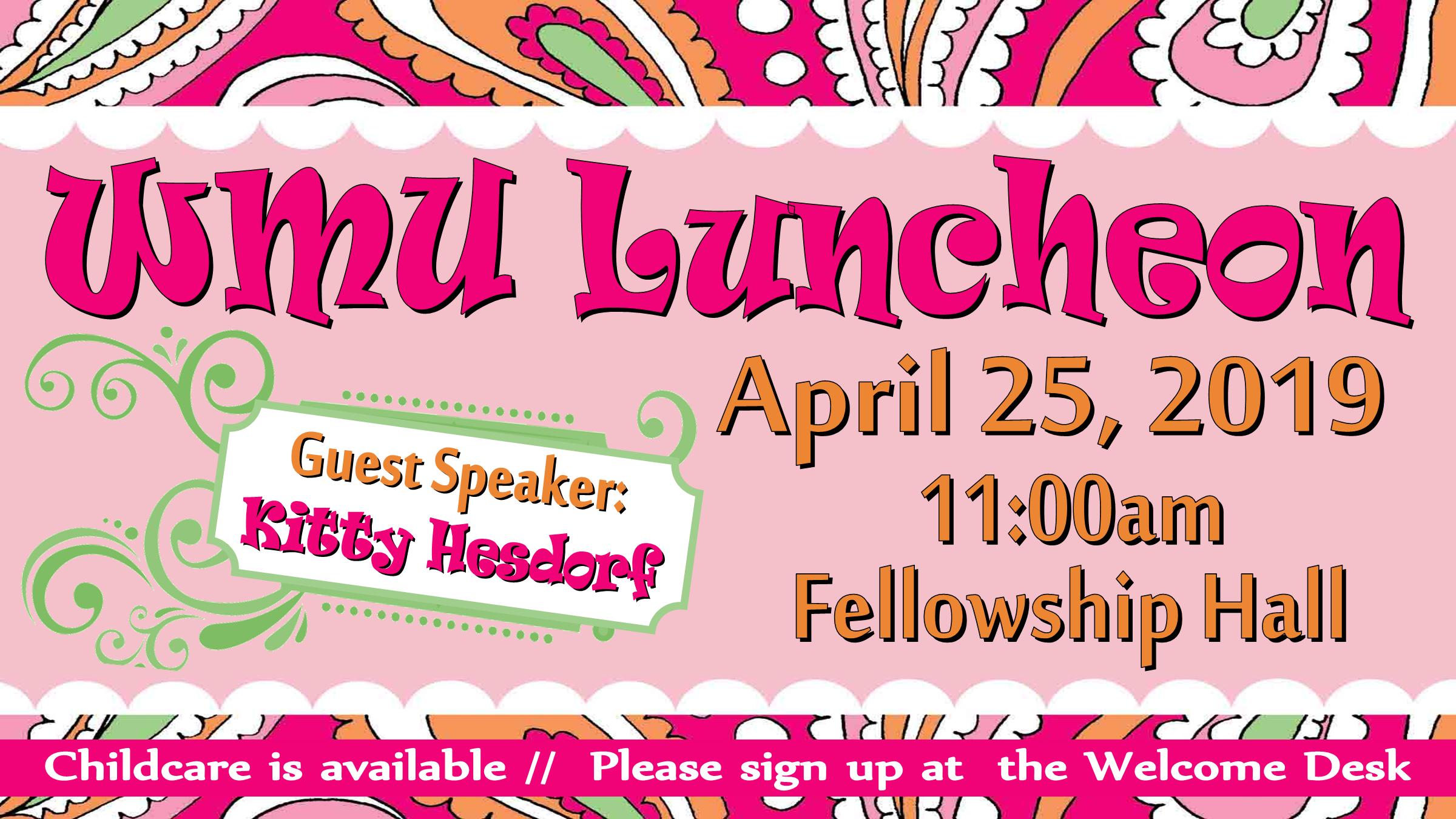 WMU April Luncheon | Oakland Heights Baptist Church