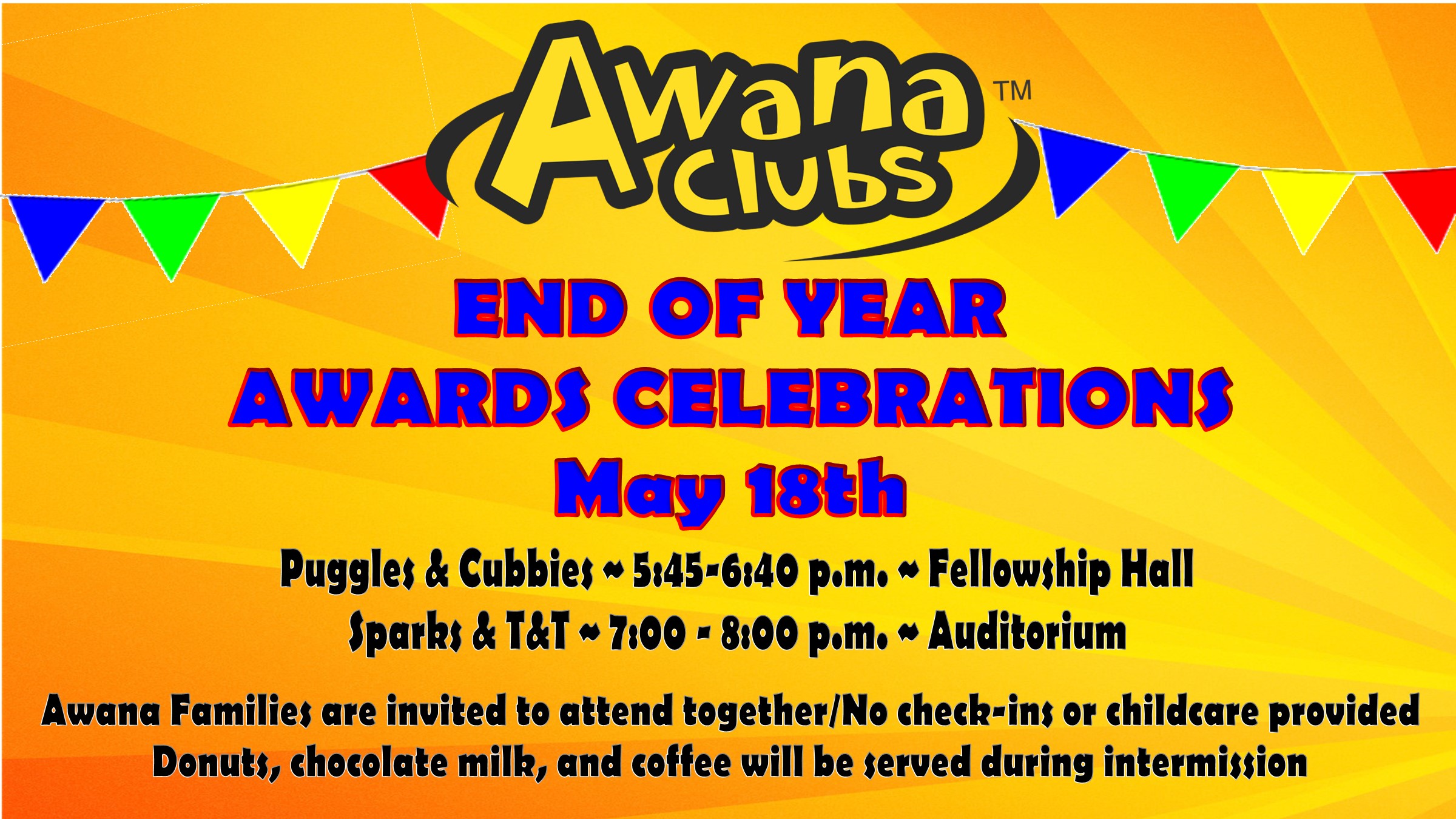 Awana End of Year Awards Celebrations | Oakland Heights Baptist Church