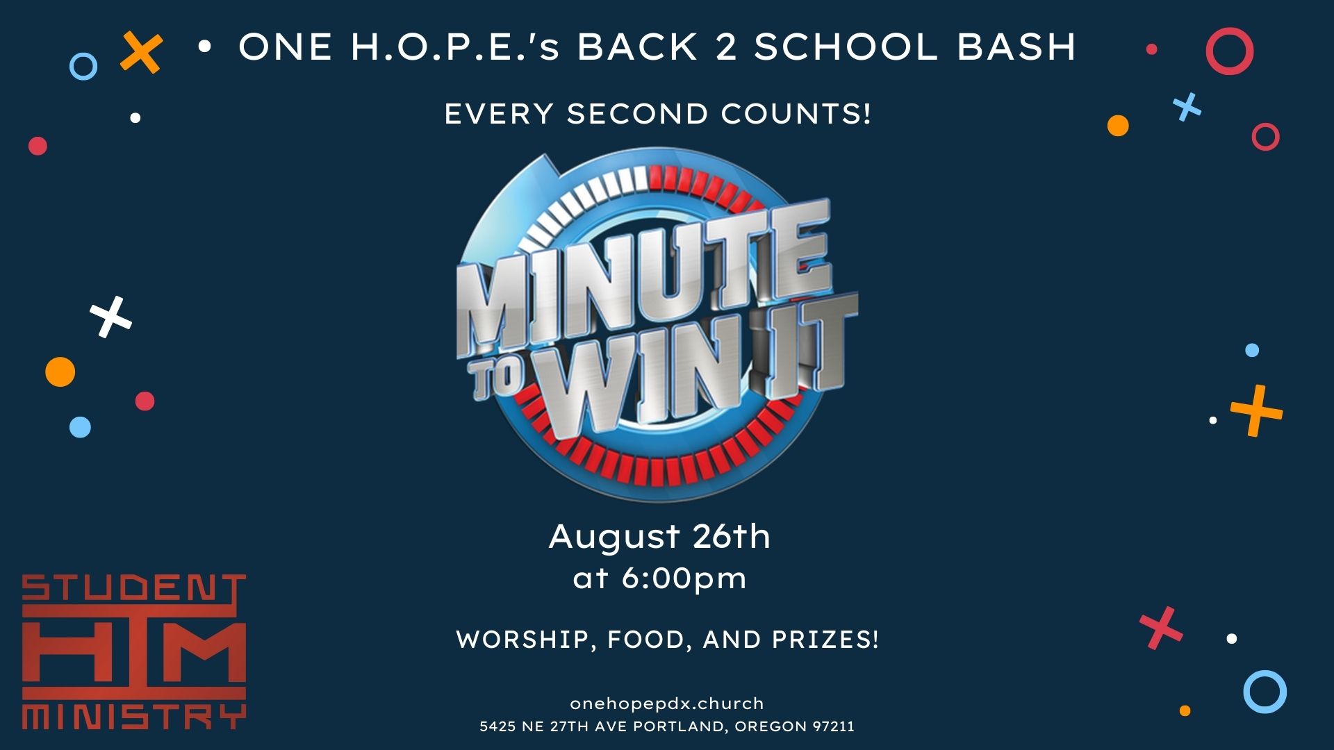 Youth Back 2 School Bash One HOPE Fellowship